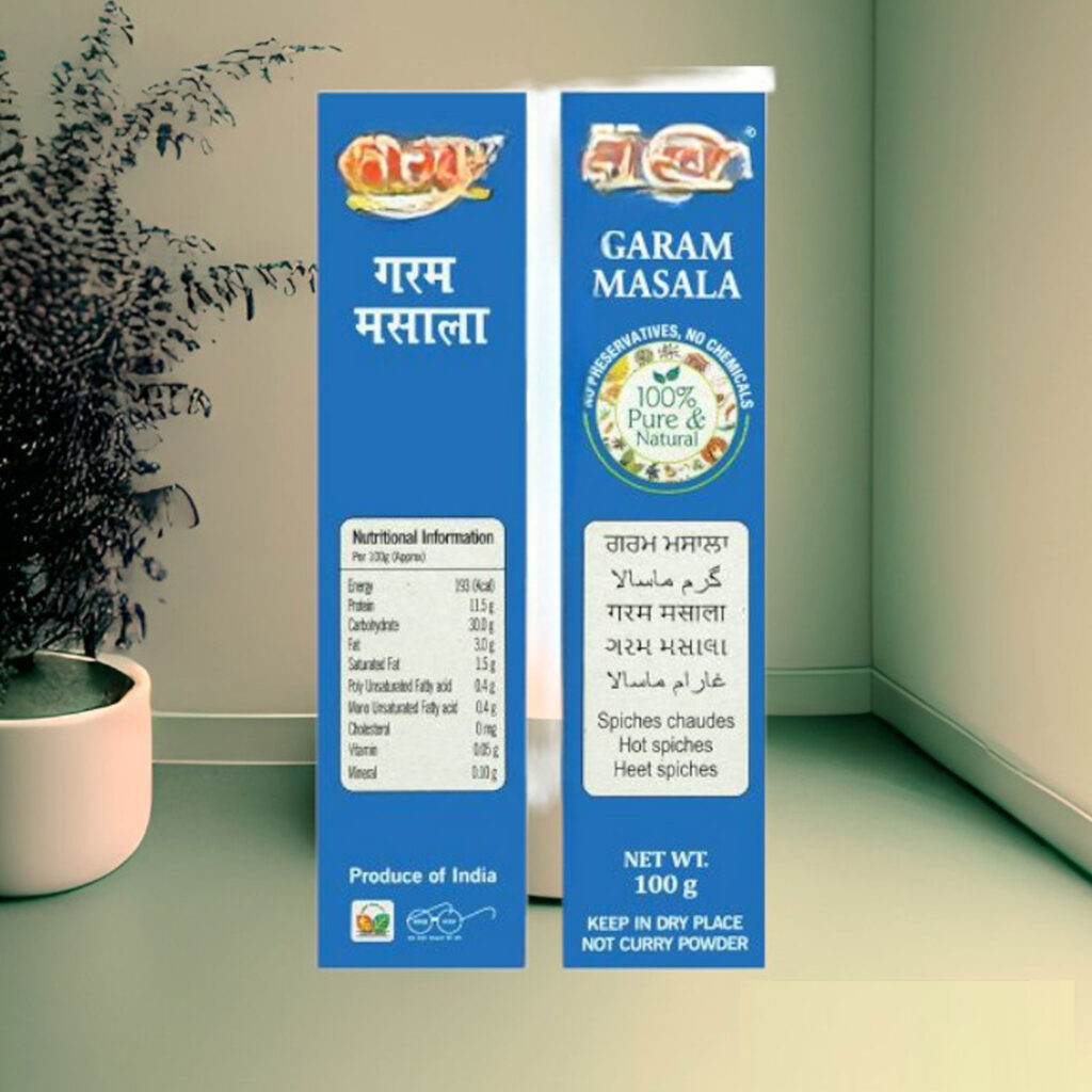 Spice & Masala Packaging Box – Tejorita Productions